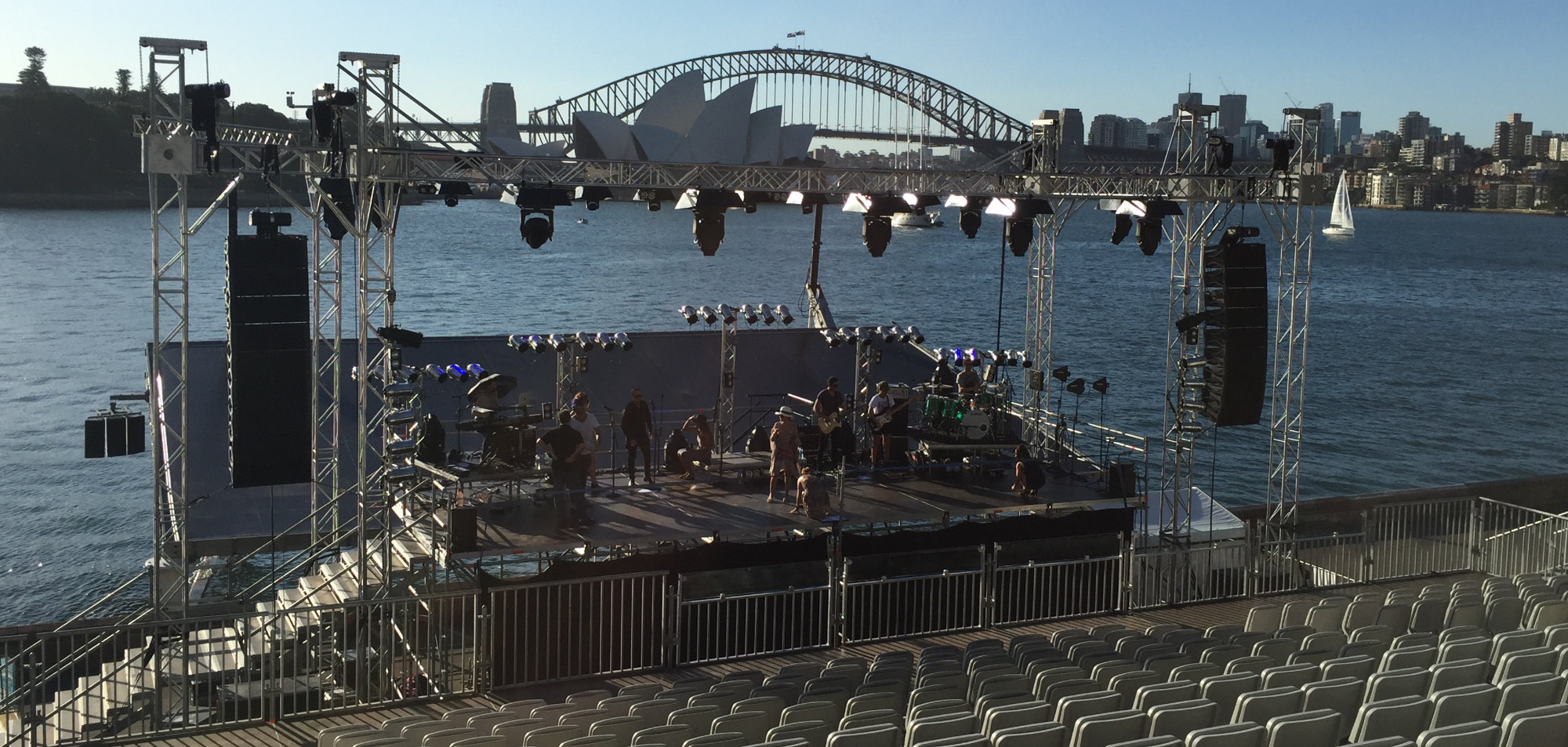 Outdoor Stage Hire | Trailer and custom stages for your event